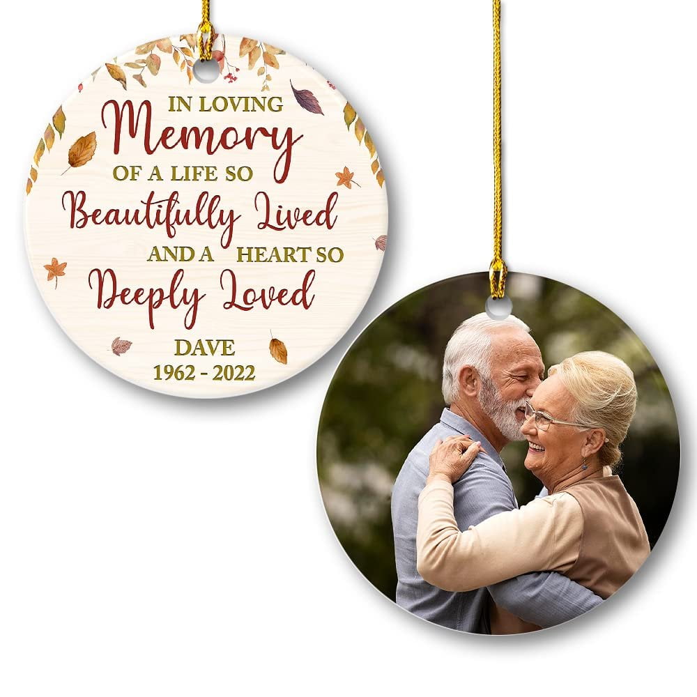 Personalized Ornament Memorial In Loving Memory Loved One