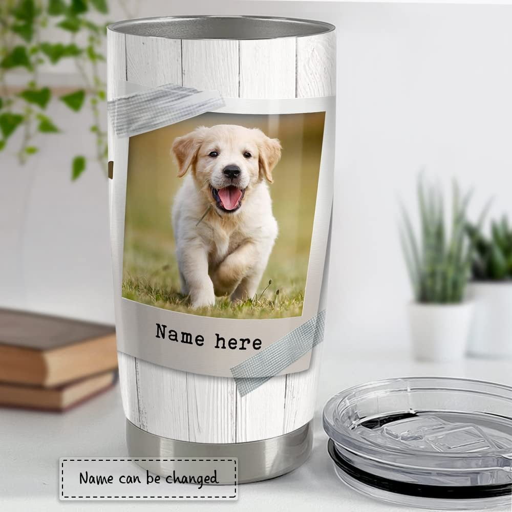 Personalized Dog Photo Every Snack You Make Wood Style