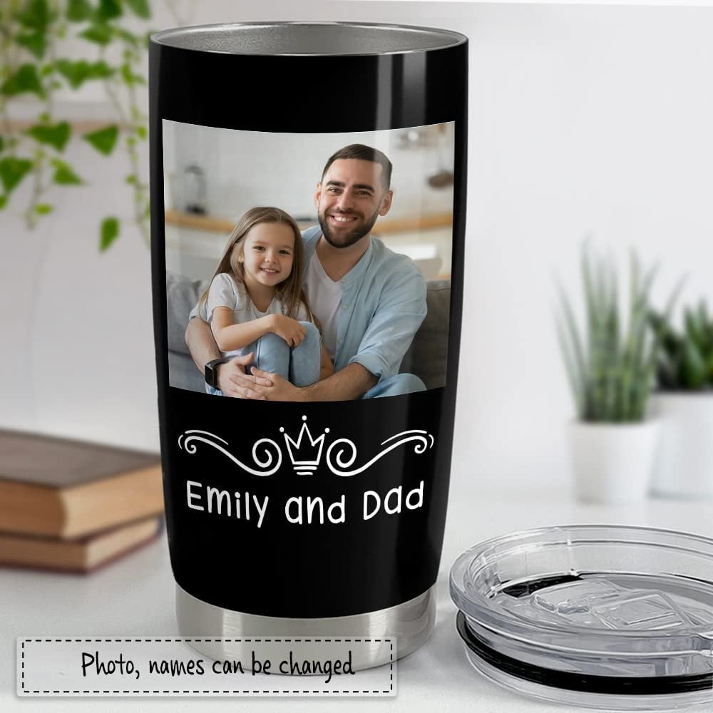 Personalized Photo Tumbler For Dad Gift On Father's Day