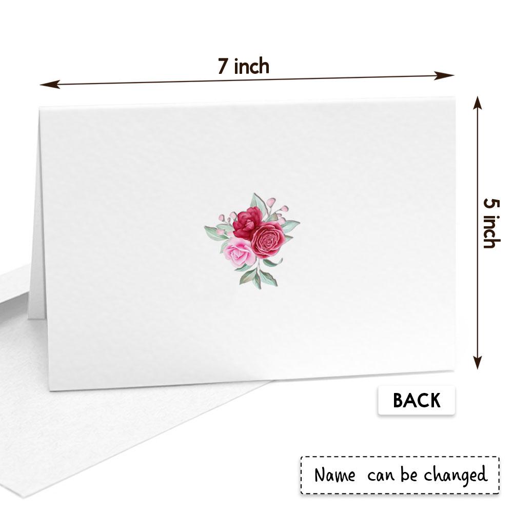 Personalized Happy Birthday Greeting Card For Mother From Daughter Personalized Happy Birthday Greeting Card For Mother From Daughter