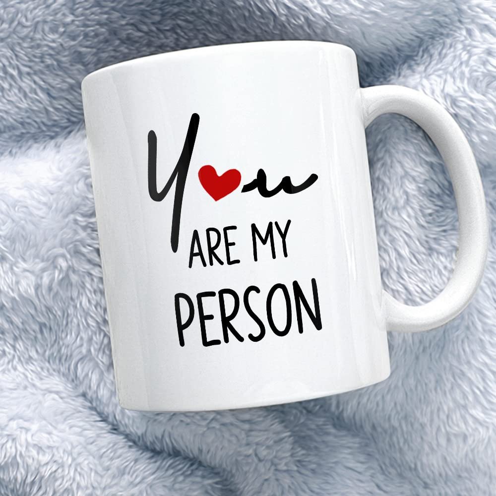 Personalized Couple Hand Mug You Are My Person