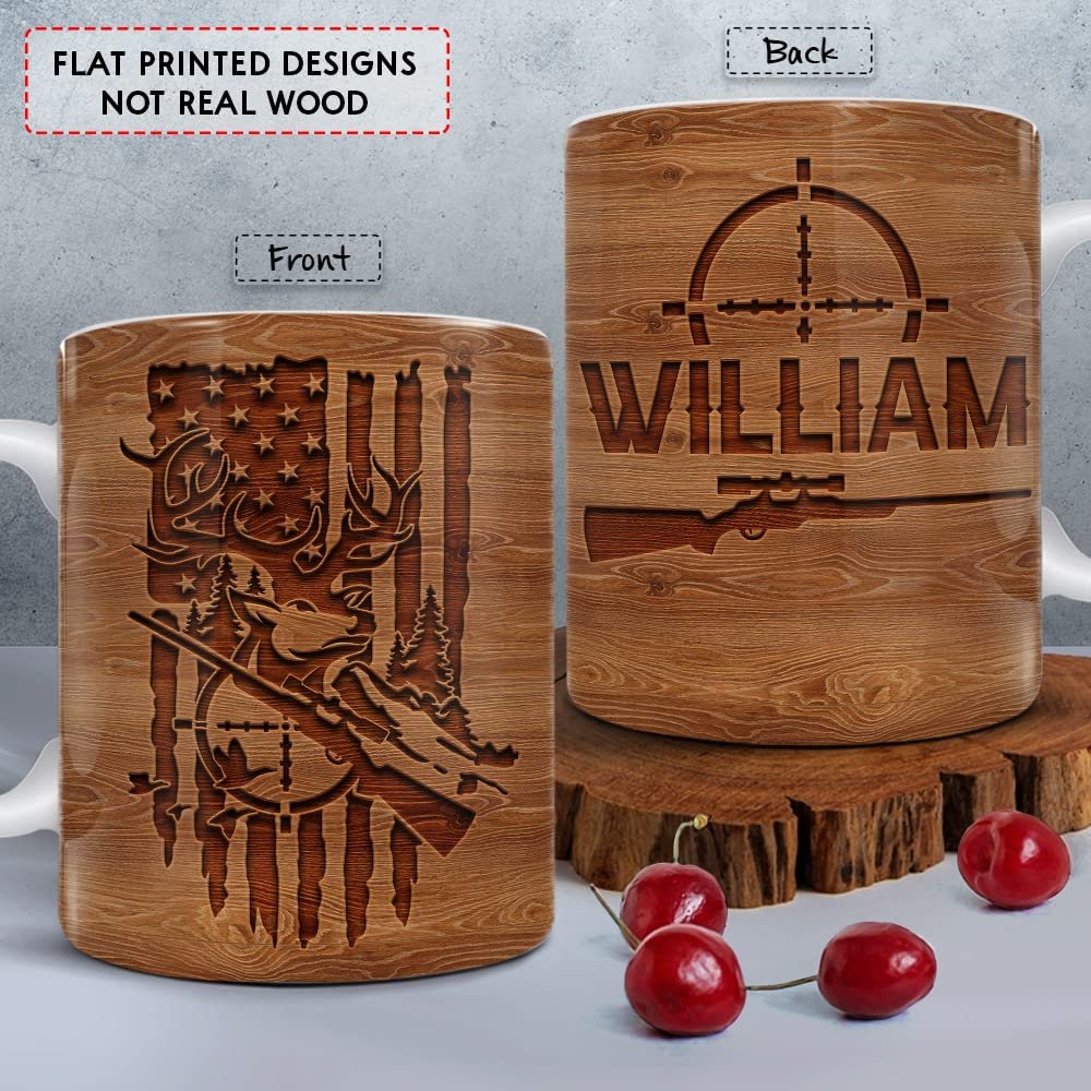 Personalized Deer Hunting Mug - Sandjest - Personalized Gift