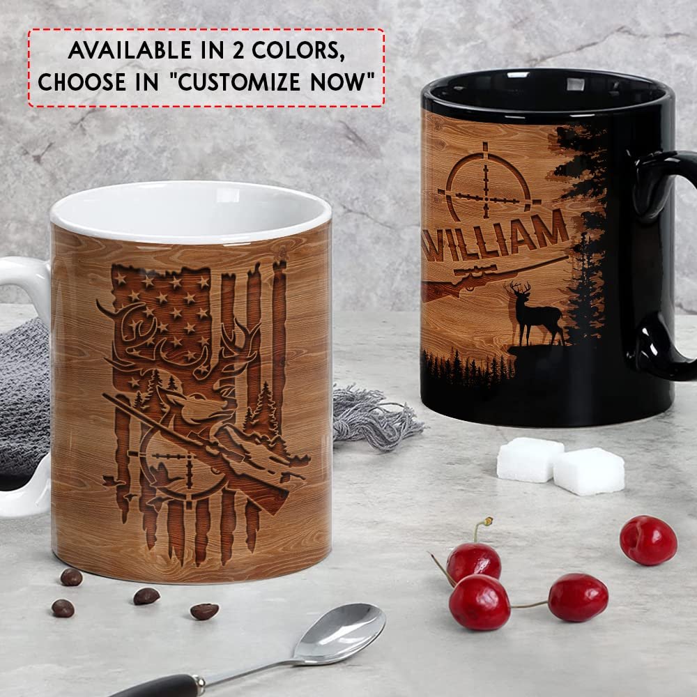Personalized Deer Hunting Mug - Sandjest - Personalized Gift